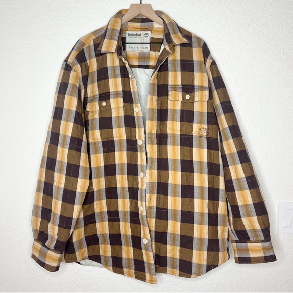 Timberland | Jackets & Coats | Timberland Mens Plaid Shacket Quilted ...
